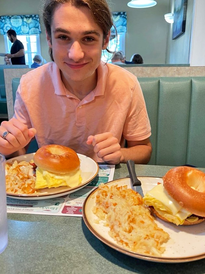 Breakfast sandwiches that understand the importance of proper egg-to-bagel architecture. The hash browns aren't just a side&mdash;they're an essential part of the morning equation.