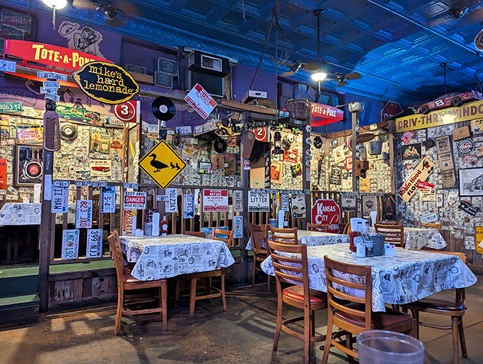 9. dining Newspaper tablecloths and eclectic decorations create an atmosphere that's part museum, part time machine, and all character. Dining as immersive theater.