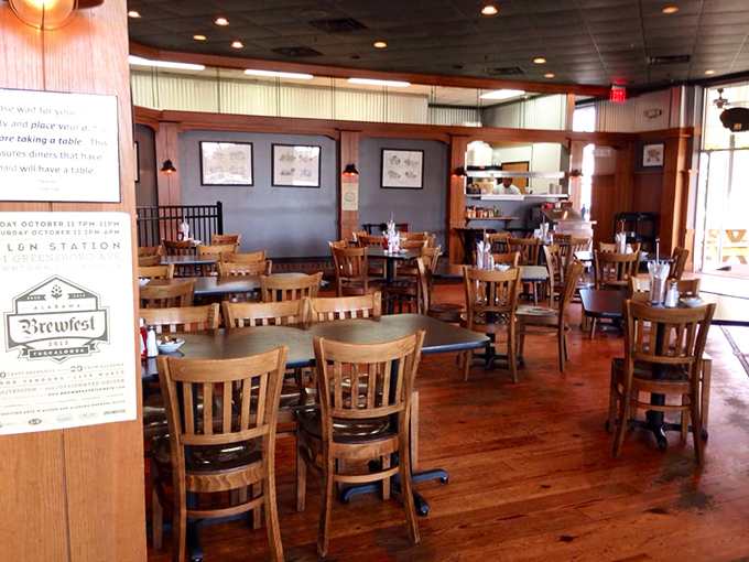 The dining room has that perfect lived-in feel&mdash;wooden chairs that have supported generations of happy eaters and tables that could tell stories.