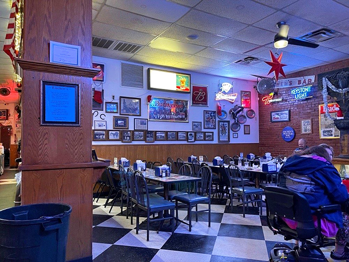 The dining room feels like Oklahoma's living room, where strangers become friends over the universal language of exceptional fried chicken.