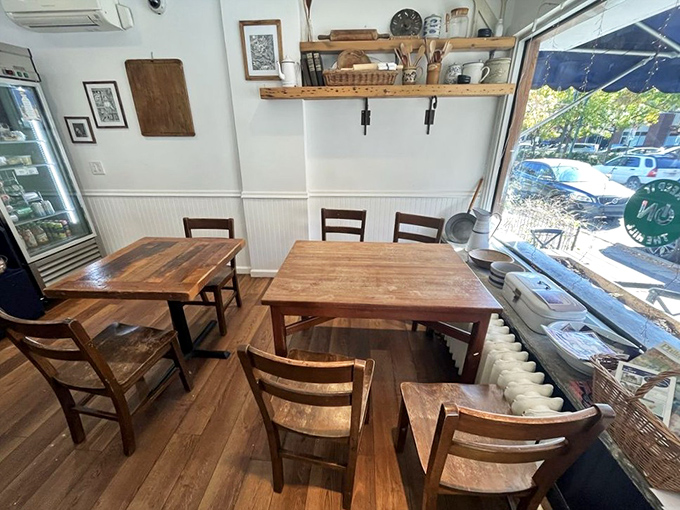 The quintessential caf&eacute; corner where novels get written, first dates get awkward, and pastry crumbs become souvenirs on your sweater. 