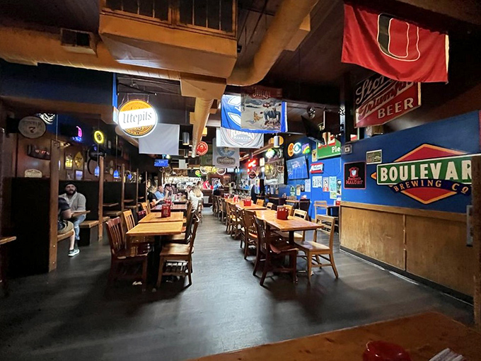 Flags, banners, and wooden tables create the perfect canvas for food memories. Every great meal deserves an equally great setting.