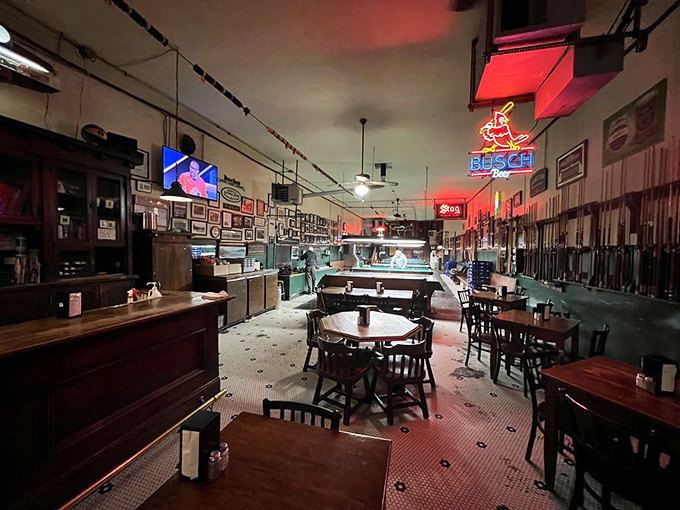 The dining area whispers tales of generations of Mizzou students, professors, and townies breaking bread together in democratic simplicity.