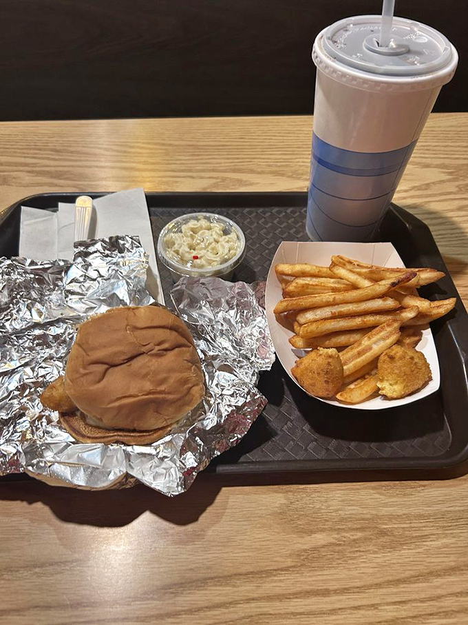 The fish sandwich platter&mdash;where the sandwich is merely the opening act in a symphony of fried delights and creamy coleslaw.