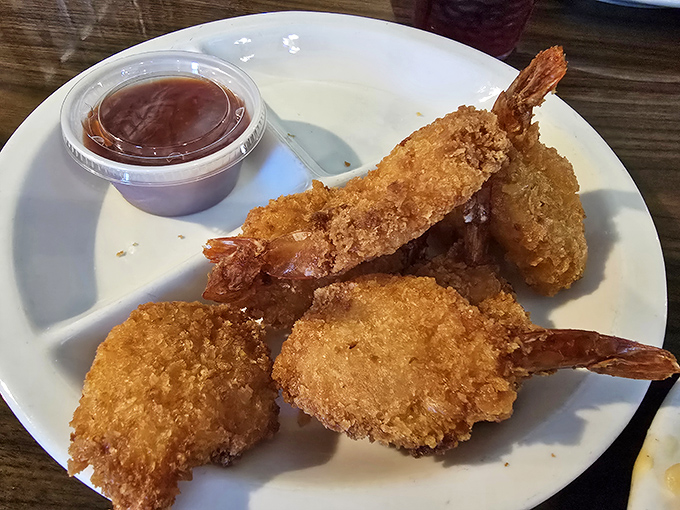 These golden-fried shrimp aren't just appetizers&mdash;they're crispy little life rafts sailing on a sea of cocktail sauce.