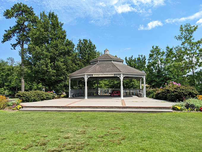 This isn't just any gazebo&mdash;it's Milton's community living room, where summer concerts and wedding photos have equal billing.
