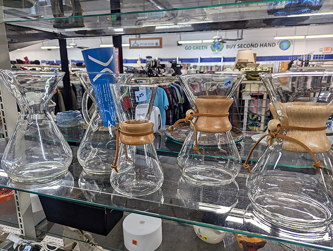 Glassware galore! These delicate beauties are ready to elevate your next dinner party from "meh" to "Martha Stewart approved."