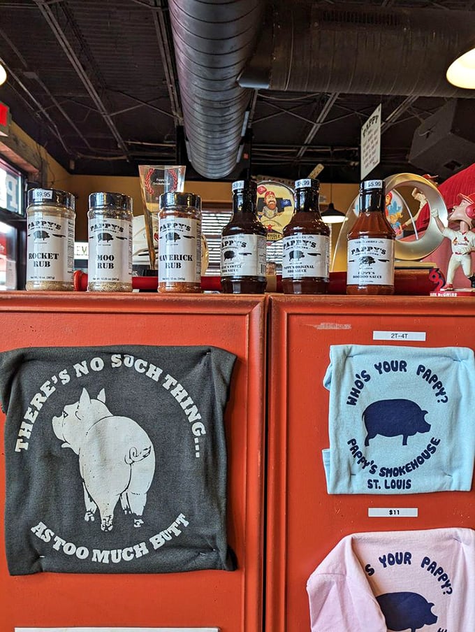 The T-shirt says it all: "There's no such thing as too much butt." In BBQ circles, that's less innuendo and more philosophy.