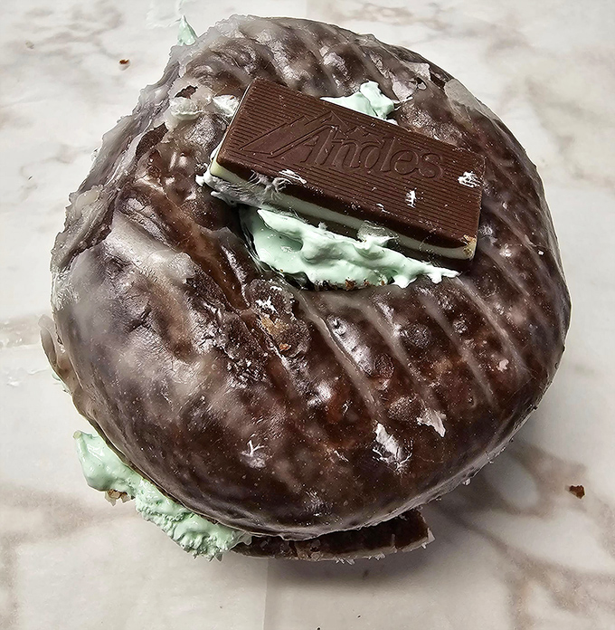 The mint chocolate masterpiece that would make Willy Wonka jealous. That Andes mint isn't just decoration &ndash; it's a crown jewel.