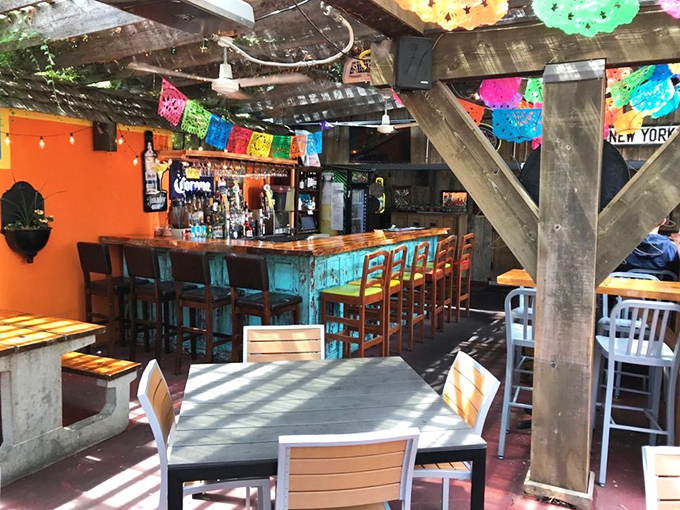 An aerial view that doesn't do justice to the flavor bombs exploding inside. From above, it's modest; from within, it's magical.