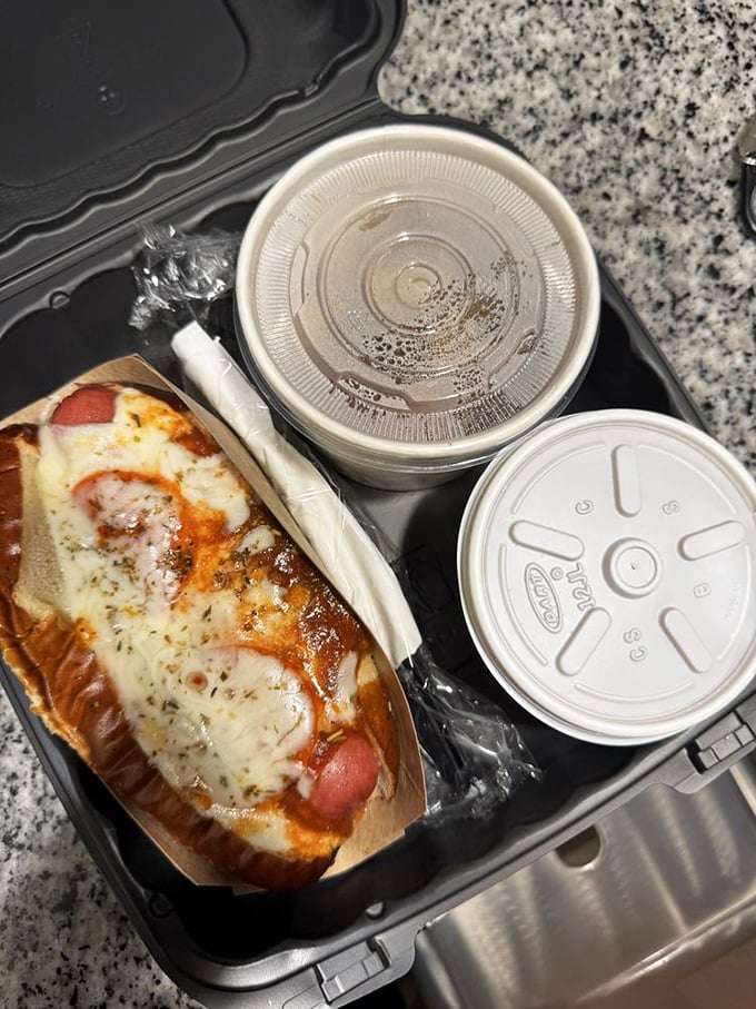 Part pizza, part hot dog, all delicious &ndash; this hybrid creation makes you wonder why food fusion isn't always this brilliantly straightforward.