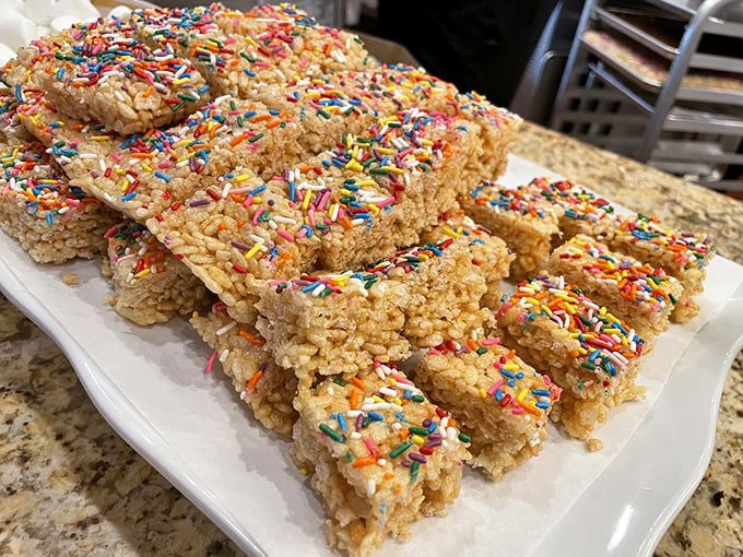 Rice Krispies treats with sprinkles prove that childhood joy never expires &ndash; it just gets better with adult appreciation and unlimited access.