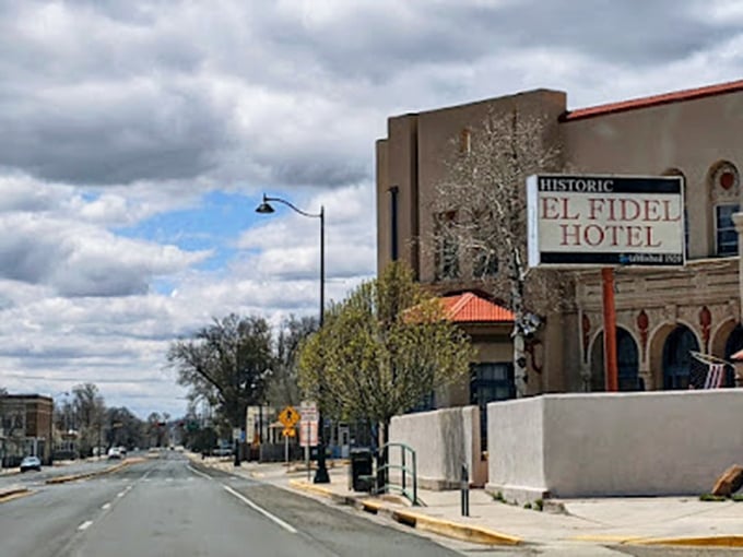 Driving through Las Vegas feels like cruising through a living museum. The Historic El Fidel Hotel stands as a testament to the town's architectural preservation.