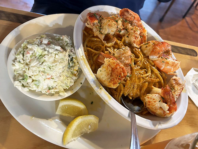 Shrimp scampi linguine that would make an Italian grandmother nod in approval&mdash;if she were open-minded about seafood from the Midwest.