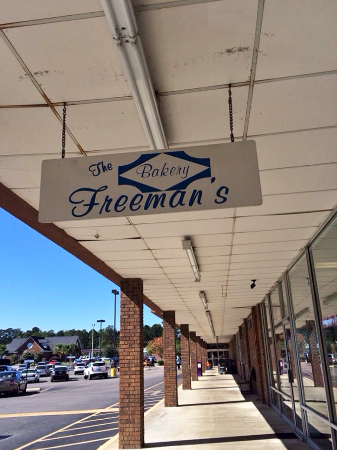 The vintage hanging sign welcomes hungry visitors like an old friend saying, "Yes, you've finally made it to the good place."