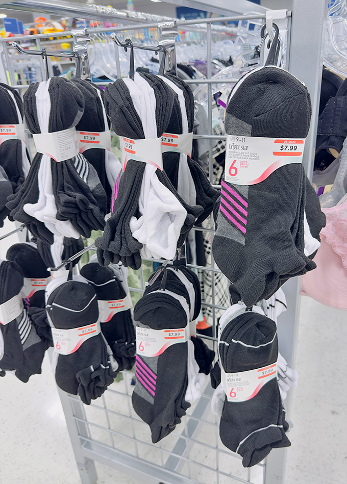 Even the humble sock gets the royal treatment at 2nd Ave. These everyday essentials prove that thrift shopping covers you literally from head to toe.