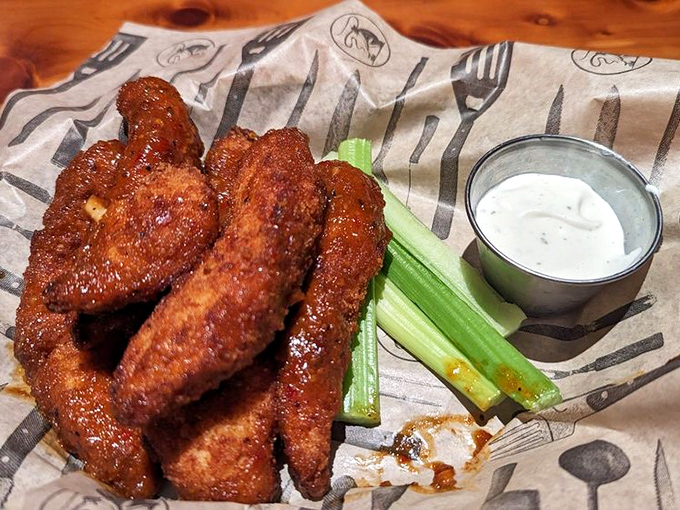 Buffalo wings' sophisticated cousin showed up at the party, bringing along heat that builds rather than ambushes.