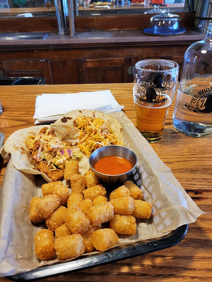 Tacos and tots – the dynamic duo that never disappoints. Those golden-fried potato nuggets are what childhood dreams and adult cravings are made of.