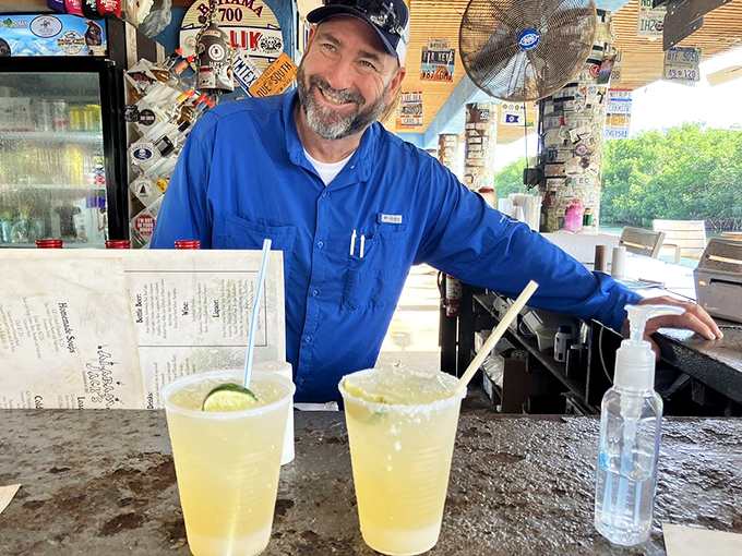 Behind every great Florida dive bar is a bartender with stories longer than the wait on a Sunday and margaritas strong enough to make you listen.