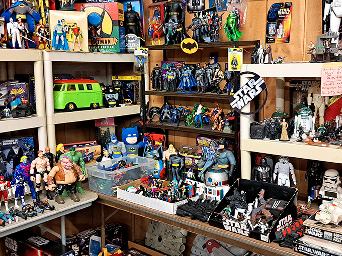 The Western New York Antique Center stands ready for treasure hunters, its rustic exterior belying the sophisticated finds within.