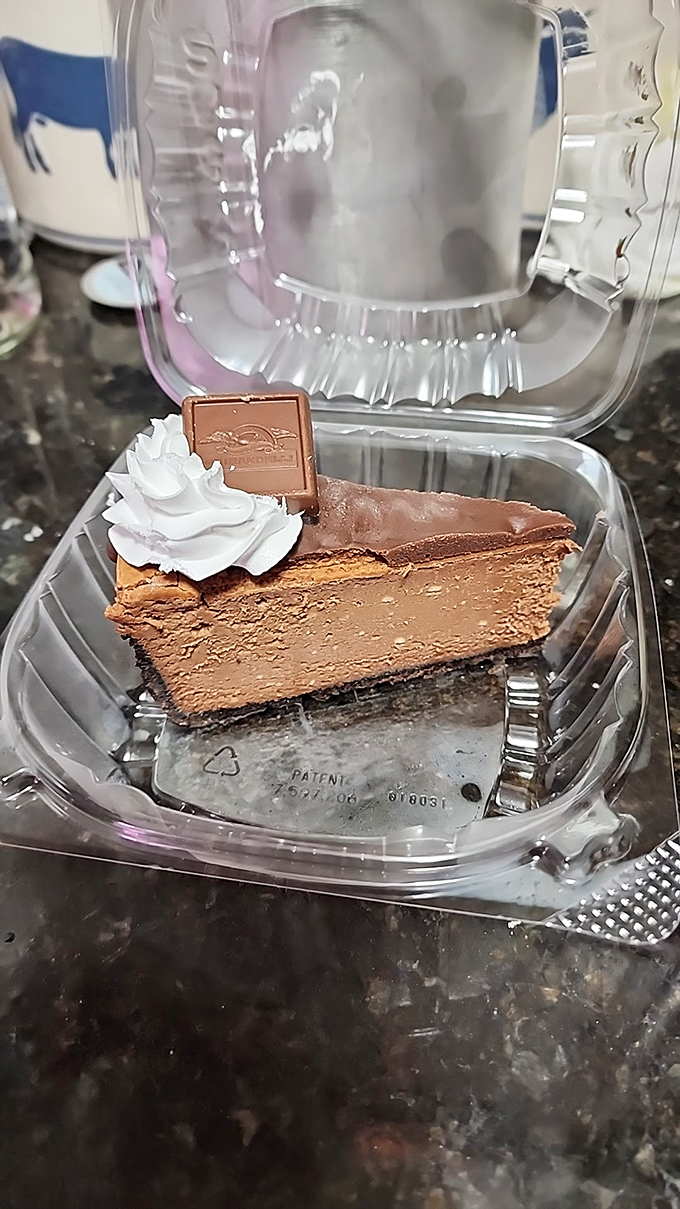 This triple chocolate cheesecake doesn't just satisfy chocolate cravings &ndash; it silences them into respectful, wide-eyed submission.