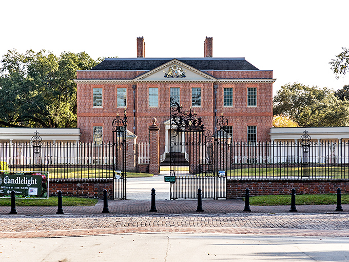 Tryon Palace stands as the architectural equivalent of wearing a tuxedo in 90-degree weather—formal, impressive, and testament to pre-air-conditioning fortitude.
