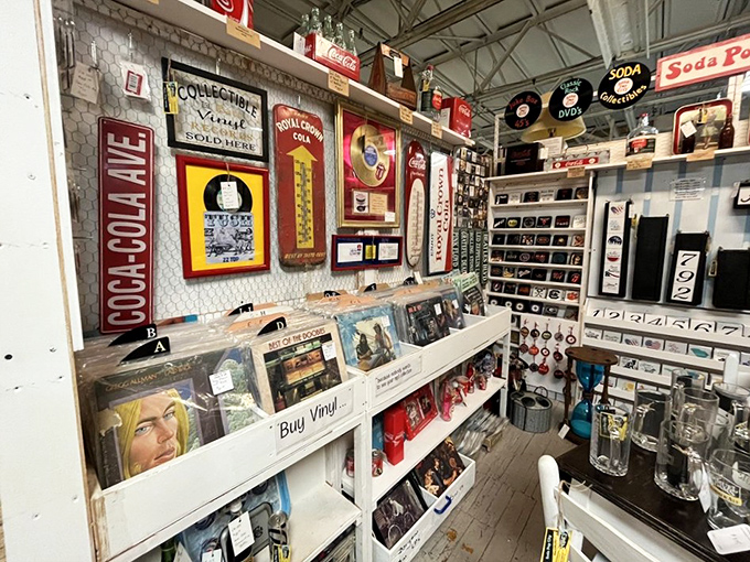 Vinyl records and vintage Coca-Cola memorabilia&mdash;because some things just sound and taste better when they come with a side of history.