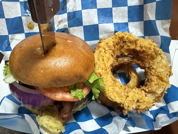 Not all heroes wear capes &ndash; some come with onion rings and enough height to require unhinging your jaw.