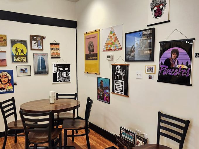 The wall art collection feels like flipping through your coolest friend's vinyl collection&mdash;eclectic, nostalgic, and slightly rebellious.