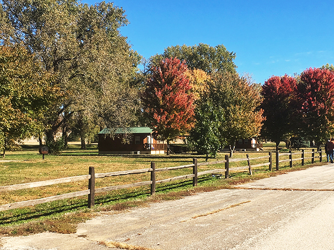 Fall fashion week at Tuttle Creek outshines any runway show. Mother Nature's color palette transforms the park into a masterpiece worth framing.