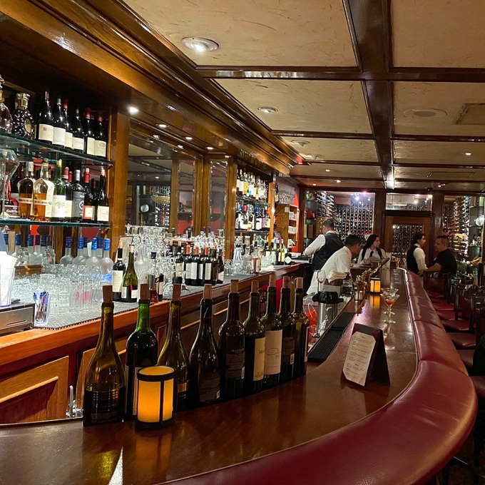 The bar at House of Prime Rib: where old-school bartenders craft drinks that Don Draper would approve of, without the existential angst.