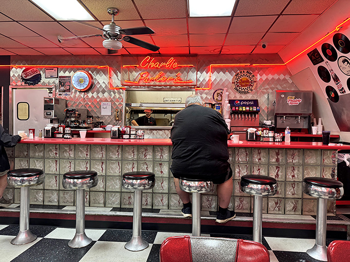 Counter culture at its finest. Those classic swivel stools have supported generations of breakfast enthusiasts and their satisfied bellies.