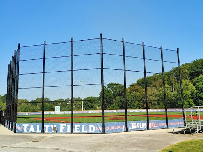 Talty Field stands ready for America's pastime, where future MVPs take their first swings and parents cheer like it's Game 7.