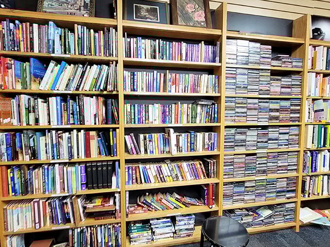 The book section rivals some small-town libraries&mdash;minus the late fees and with prices that make bibliophiles weak at the knees.