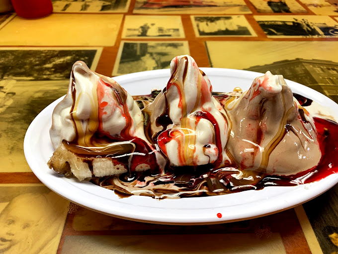 This isn't just dessert&mdash;it's a sweet symphony of ice cream peaks and warm pie valleys, conducting an orchestra of happiness in your mouth.