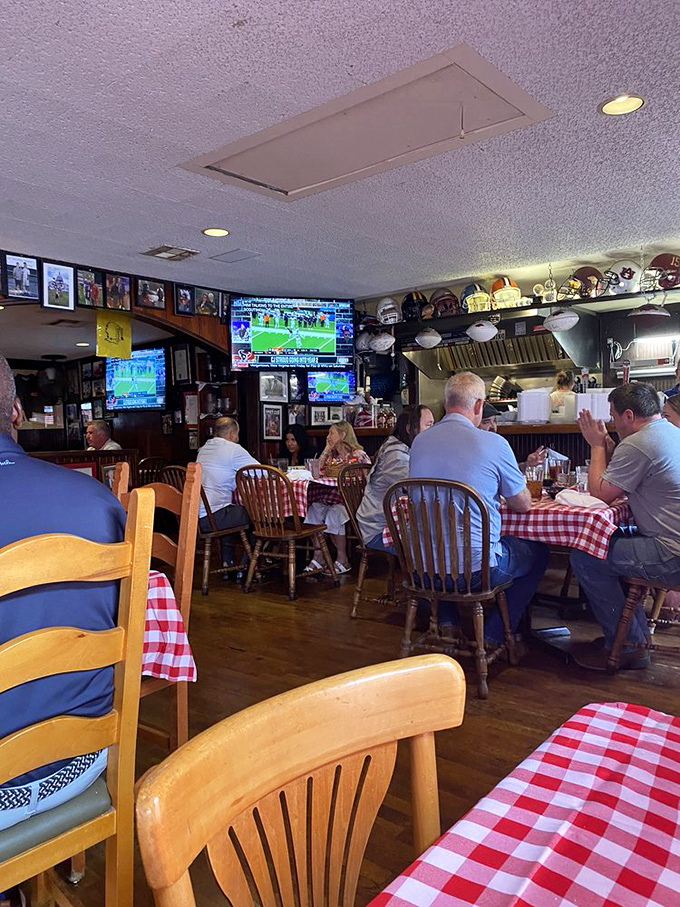 The dining room hums with multi-generational conversations as locals and visitors commune in the democratic appreciation of expertly prepared protein.