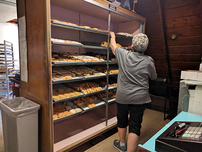 Rack after rack of freshly made possibilities&mdash;like a library where every selection guarantees a happy ending.