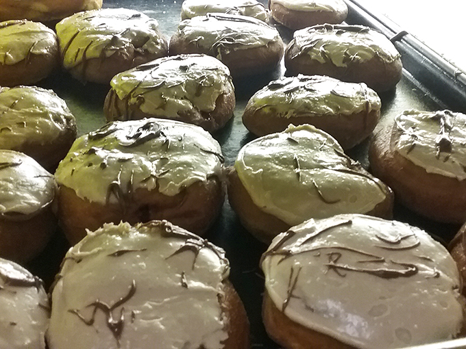 These pistachio-frosted beauties could make even the most dedicated diet-follower reconsider their life choices. Resistance is futile.