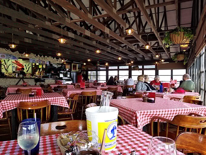 Red and white checkered tablecloths&mdash;the universal signal that you're about to enjoy food that prioritizes flavor over fussiness.
