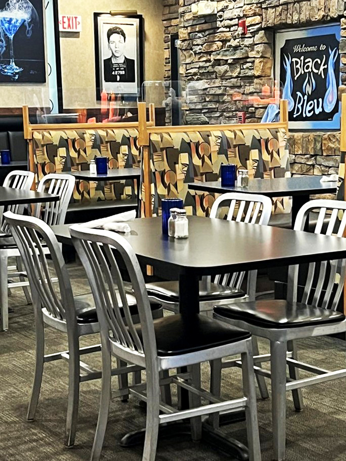 Booths that invite lingering conversations and tables that have witnessed countless "you've got to try this" moments among friends.