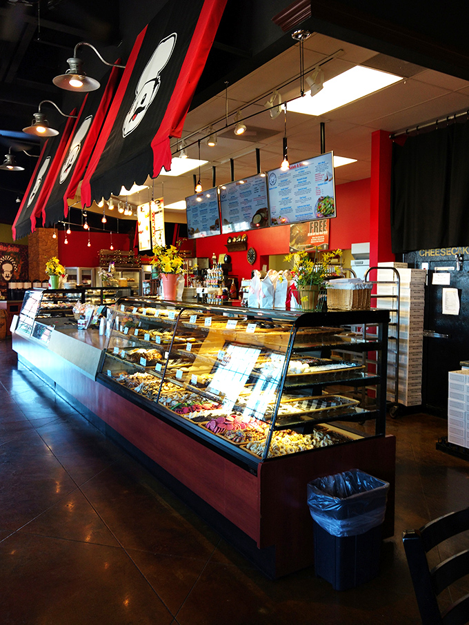 The display case is like the Louvre of pastries&mdash;each shelf showcasing edible masterpieces that deserve their own viewing time.