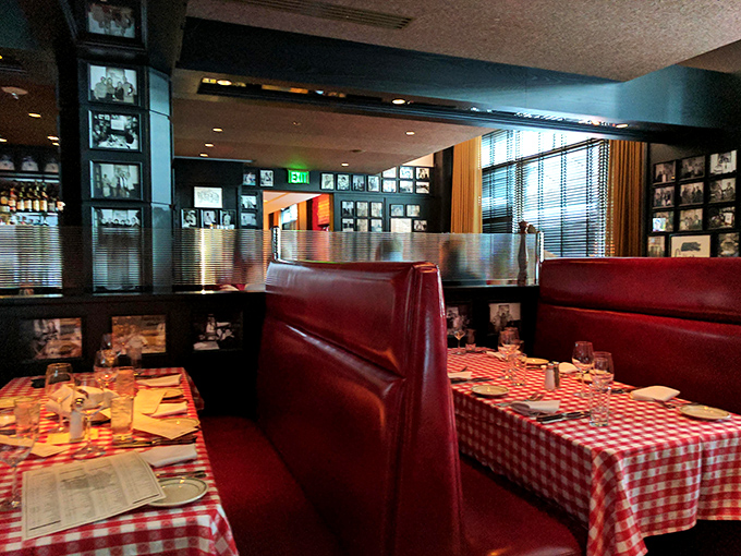 Where everybody knows your steak! Cozy booths and vintage photos create an atmosphere that's part "Cheers," part meat lover's paradise.