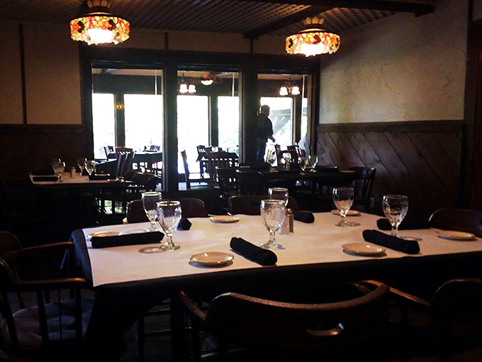 Tables spaced for conversation, not eavesdropping. The dining room feels like it was designed by someone who actually enjoys eating in restaurants.