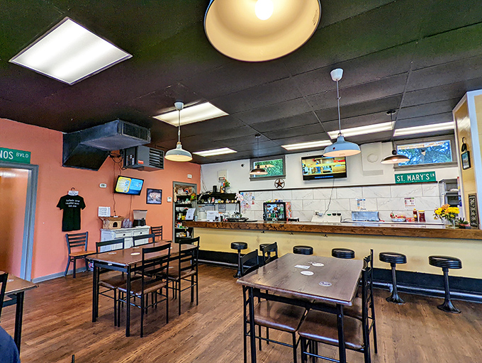 No pretension here&mdash;just honest food served in a space where the coral walls and wooden floors feel like a warm hug.