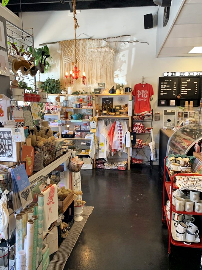 A shop that sells both pies AND cute merchandise? My wallet is already waving the white flag of delicious surrender.