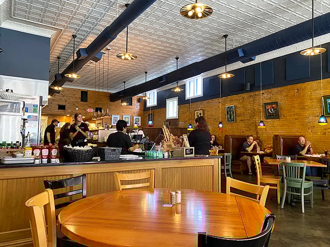 Behind every great breakfast is a team that makes magic happen. The Bluebird's open kitchen lets you witness the morning alchemy firsthand.