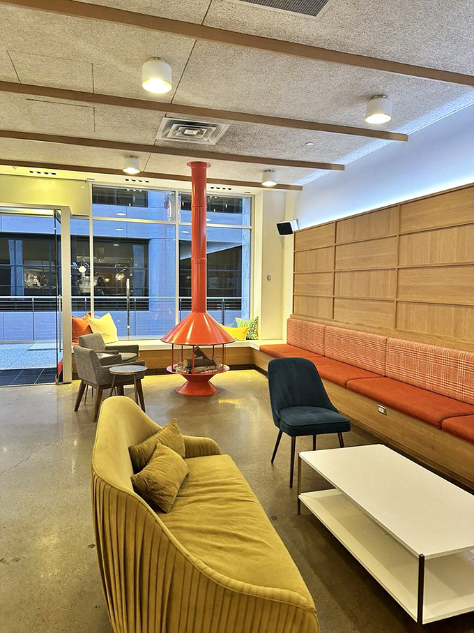 The minimalist interior offers a moment of zen before the sugar rush begins. Note the thoughtful lighting&mdash;donuts deserve good lighting.