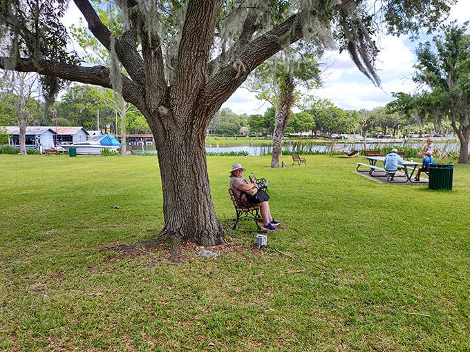 Under sprawling oaks draped with Spanish moss, locals have mastered the art of doing absolutely nothing&mdash;and doing it beautifully.