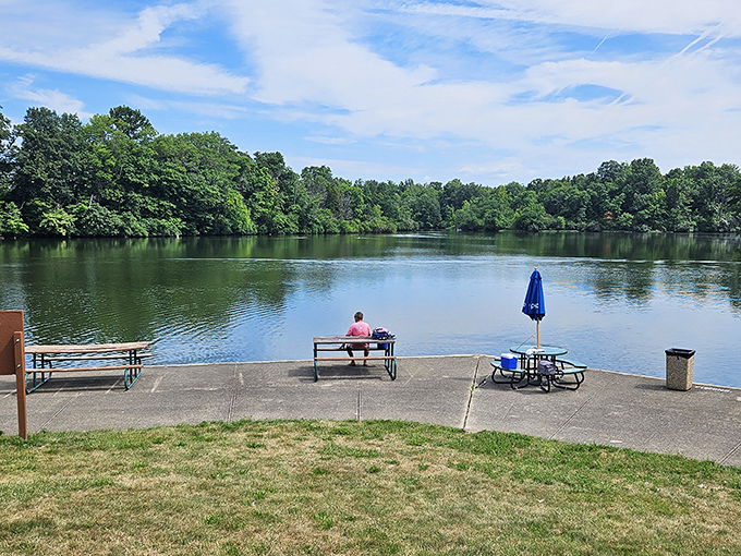 Turtle Creek Park provides a serene spot to contemplate your antique purchases or simply watch the world float by on a lazy afternoon.