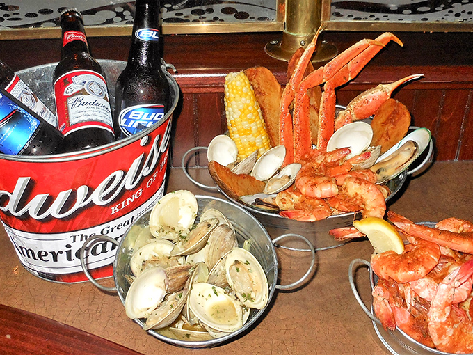 Beer and seafood&mdash;a pairing so perfect it makes you wonder why we bother with anything else. The clams look particularly chatty today.